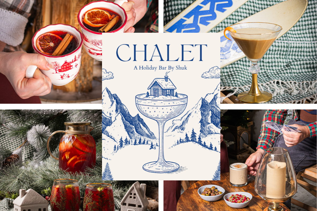 Shuk Mediterranean Presents Chalet - A Holiday Bar Experience ...